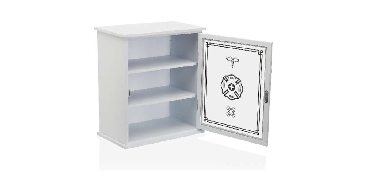 Elsősegélykészlet First Aid Versa Fa MDF (18 x 36 x 31 cm) | Pepita.hu