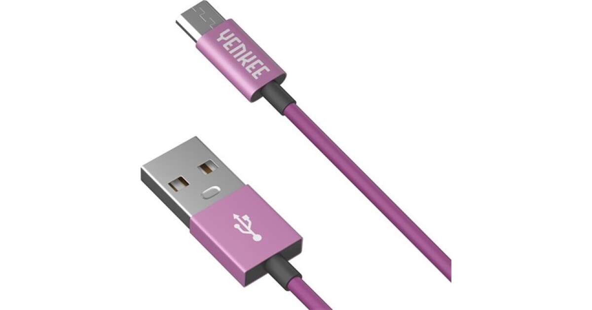Cablu YENKEE YCU 221 PPE 1 metru USB A 2.0 / micro USB | Pepita.com