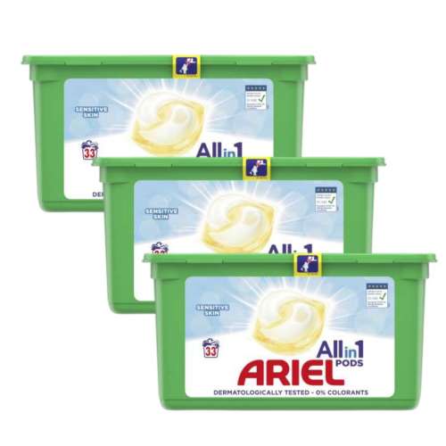 Ariel Sensitive Allin1 Pods Mosókapszula 3x33db | Pepita.hu