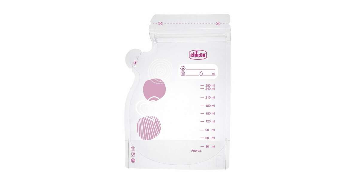Chicco Anyatejgyűjtő zacskó 30 db elősterilizált | Pepita.hu