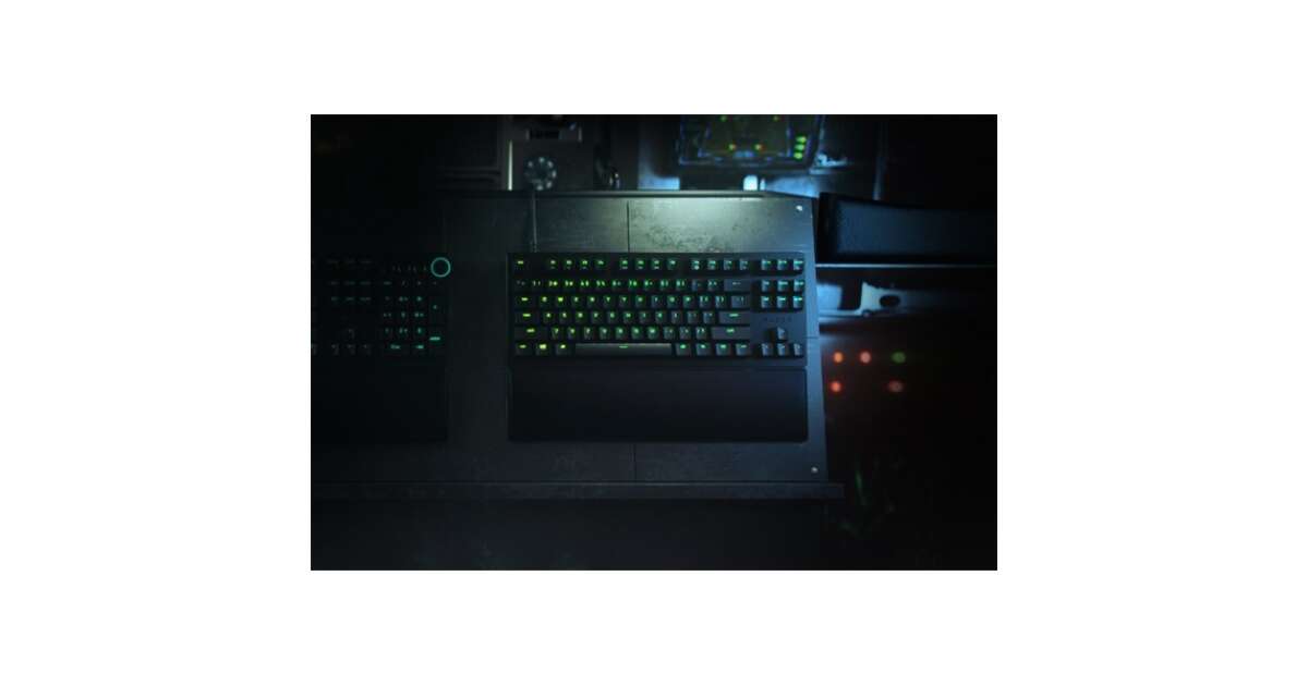 Razer Huntsman V2 Tenkeyless (Red Switch) US RGB fekete gamer ...
