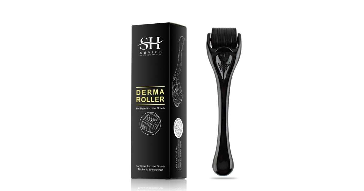 Pachet crestere barba si par, ulei CHEBE, Derma-roller, Sevich | Pepita.com