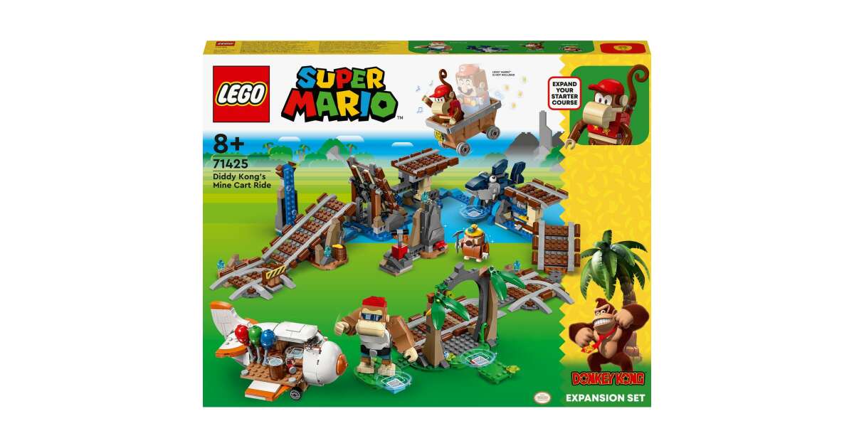 Zestaw akcesoriów LEGO® Super Mario Diddy Kong w podróży do gwiazdy ...