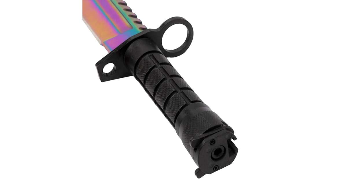Vadászkés IdeallStore®, Rainbow Rambo, 32,5 cm, sokszínű, tokkal együtt ...
