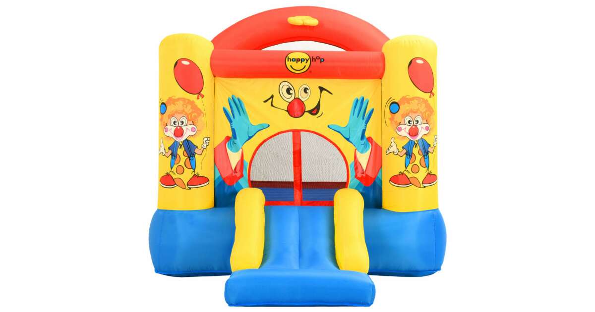 Happy Hop felfújható PVC ugrálóvár csúszdával 330 x 230 x 230 cm ...