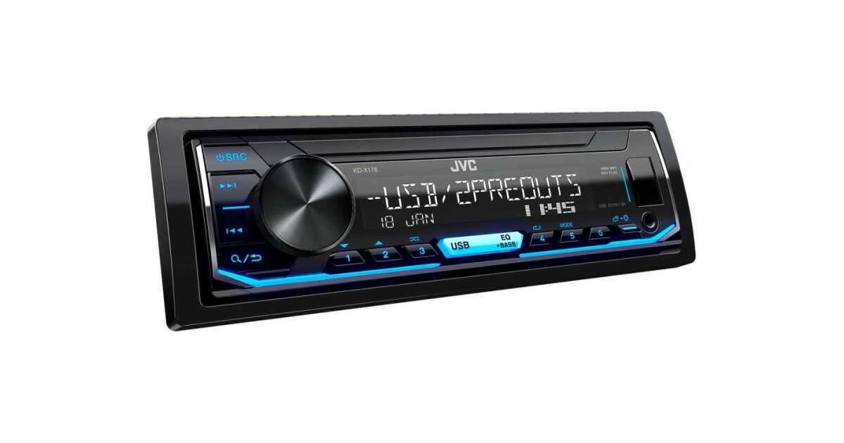 JVC KD-X176 Autoradio-Steuergerät ohne Mechanismus, USB/AUX | Pepita.com