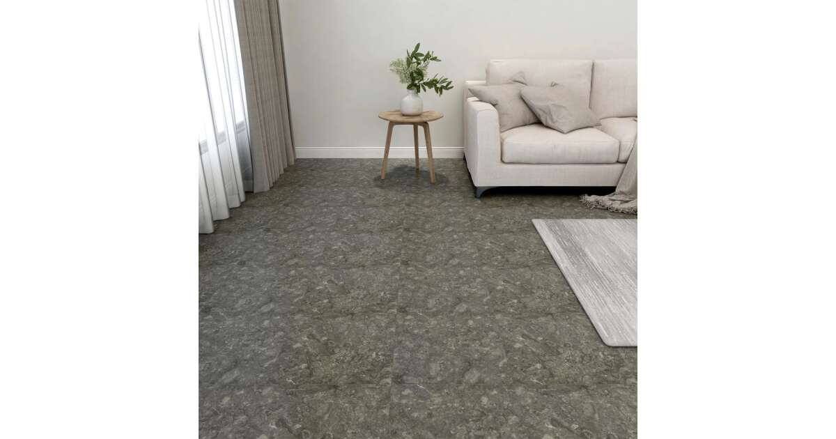 vidaXL 20 db szürke öntapadó PVC padlólap 1,86 m² | Pepita.hu