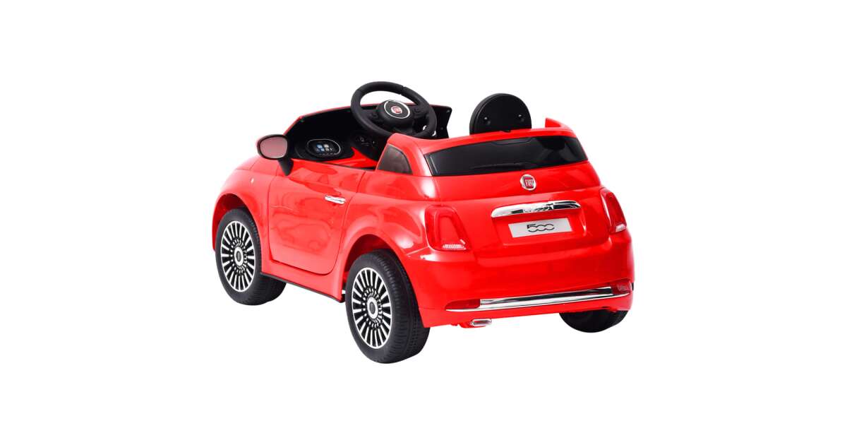Piros elektromos gyerek autó fiat 500 | Pepita.hu