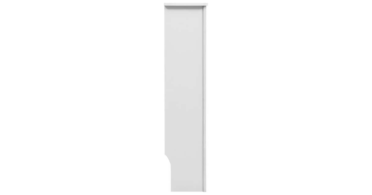 2 db Fehér MDF Radiátorburkolat - 152x19x81,5 cm | Pepita.hu