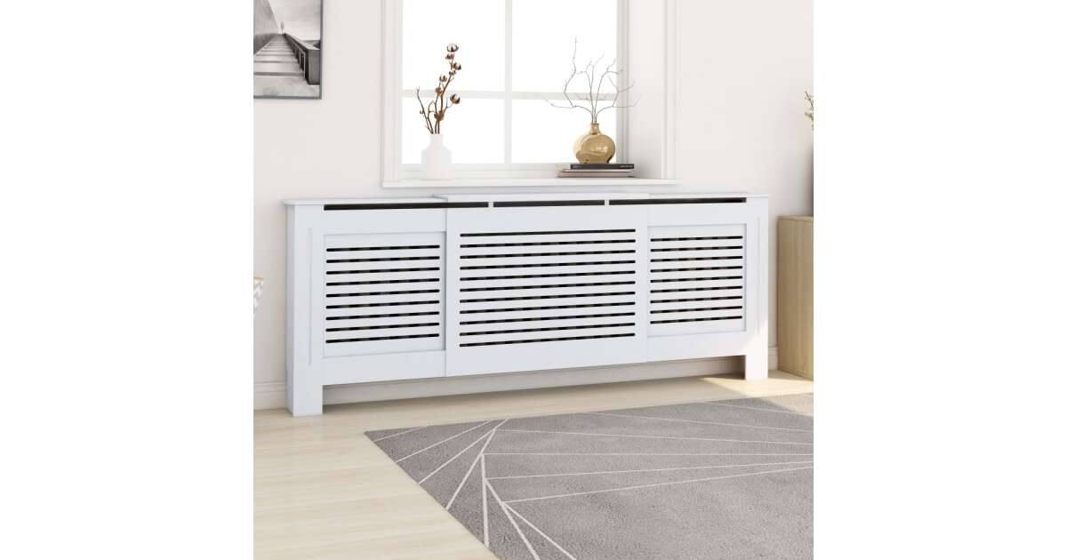 Fehér mdf radiátorburkolat 205 cm | Pepita.hu