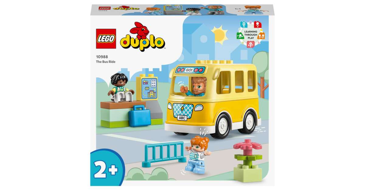 LEGO DUPLO CALATORIA CU AUTOBUZUL 10988 | Pepita.com