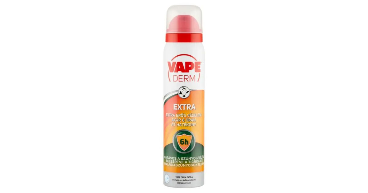 Kullancs- és szúnyogriasztó aerosol 100 ml vape derm extra | Pepita.hu