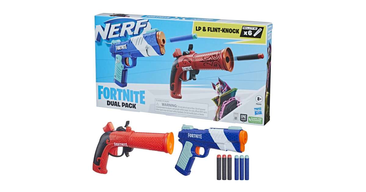 Nerf Fortnite Dual Pack 2 db-os szivacslövő fegyver tölténnyel - Hasbro ...