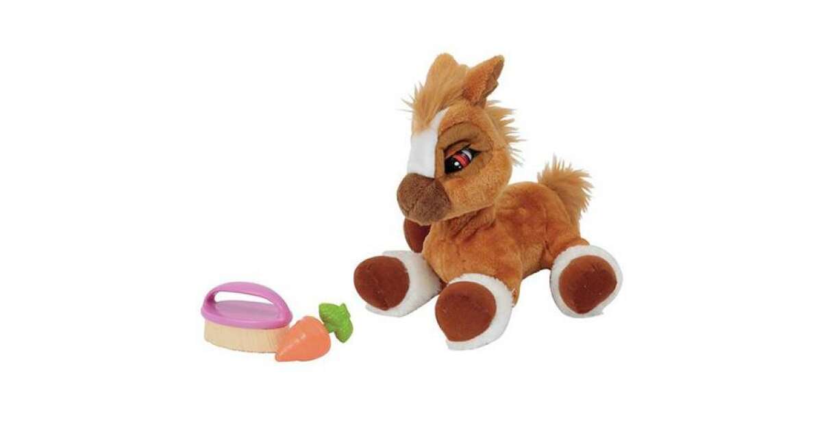 Emotion Pets Toffee Interaktív plüss - Póni 36cm #barna | Pepita.hu