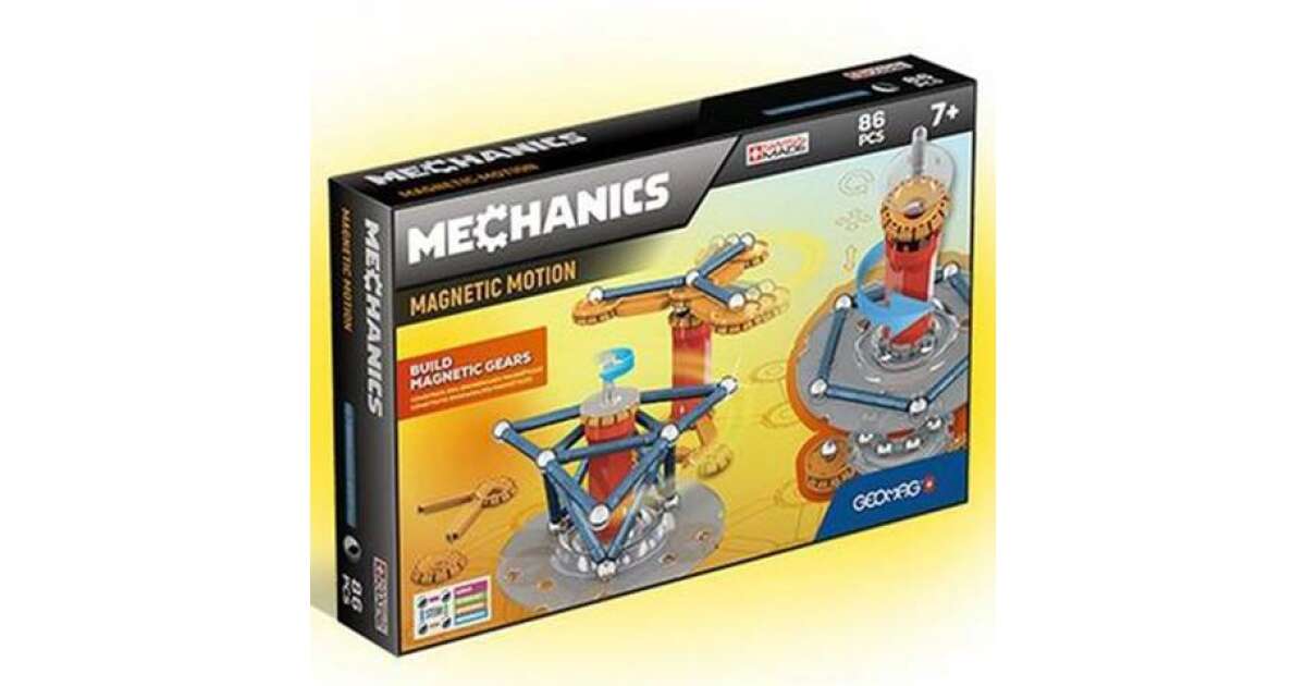 Geomag Mechanics Magnetic Motion mágneses Építőjáték 86db | Pepita.hu