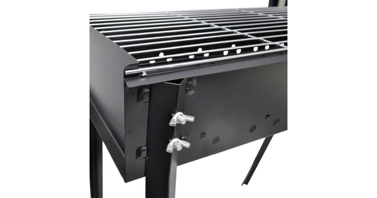 vidaXL BBQ Állvány Faszén Barbecue 75X28cm | Pepita.hu