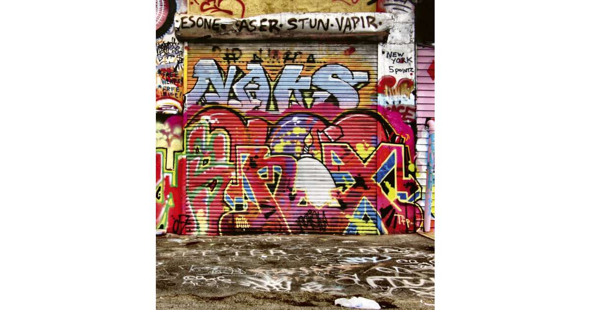 Graffiti a falon, poszter tapéta 225*250 cm | Pepita.hu