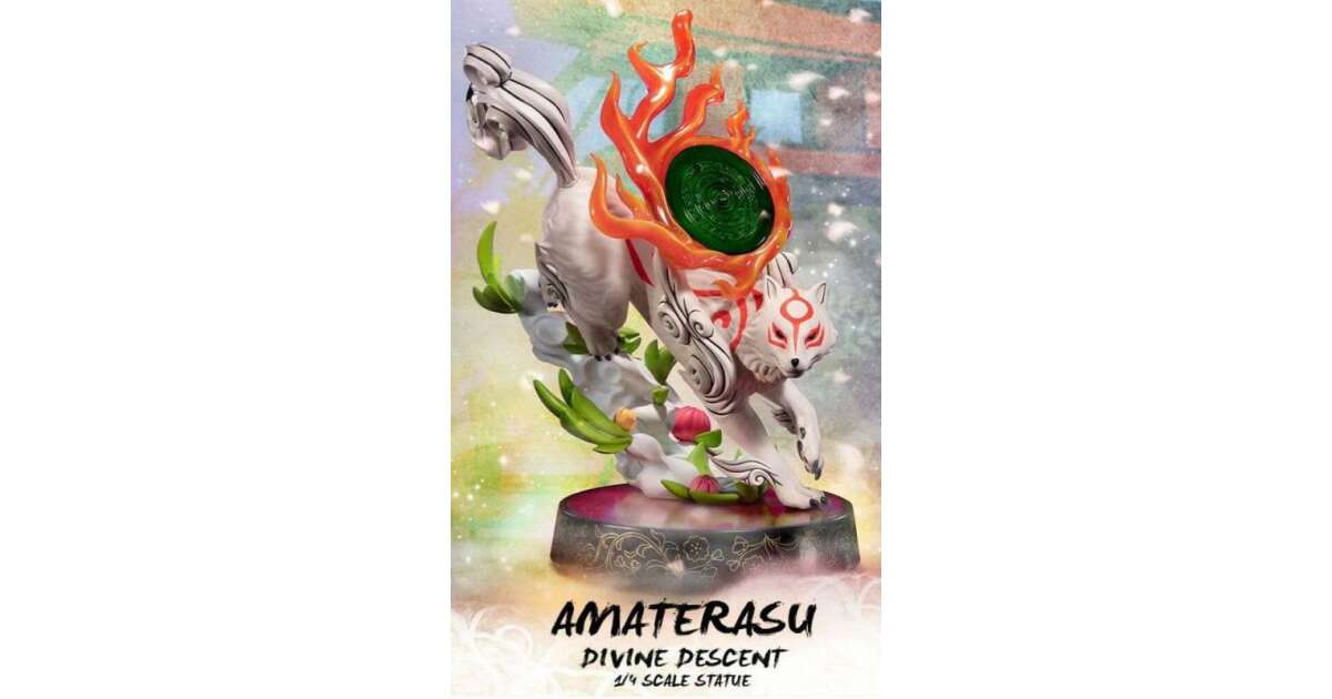 First4Figures - Okami (Amaterasu Divine Descent) RESIN Statue /Figures ...