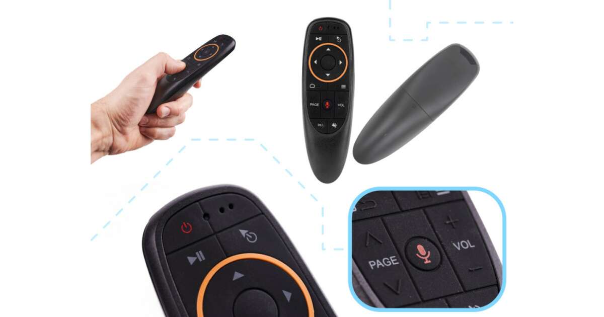 Pilot Air egér G10 Smart TV Box mikrofon X9 | Pepita.hu