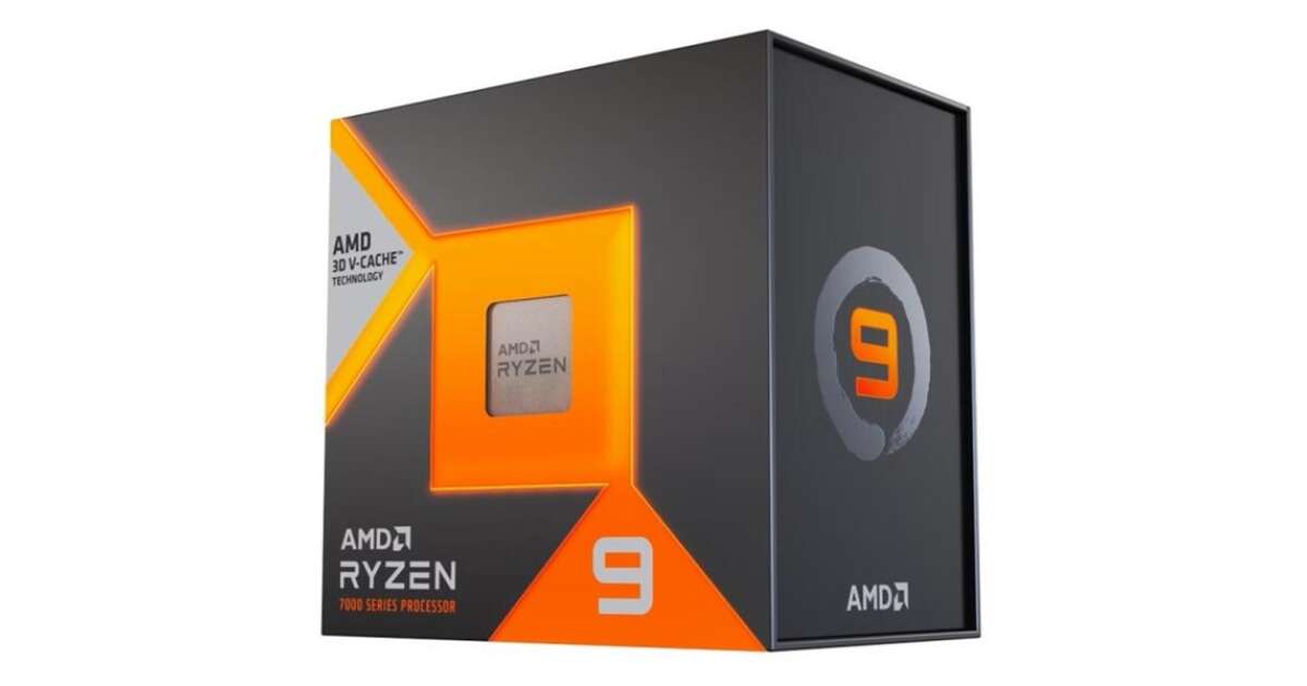 AMD Processzor - Ryzen 9 7950X3D (4200Mhz 128MBL3 Cache 5nm 120W AM5 ...