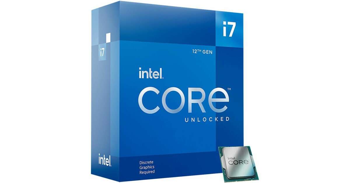 Intel Processzor - Core i7-12700KF (3600Mhz 25MBL3 Cache 10nm 125W ...