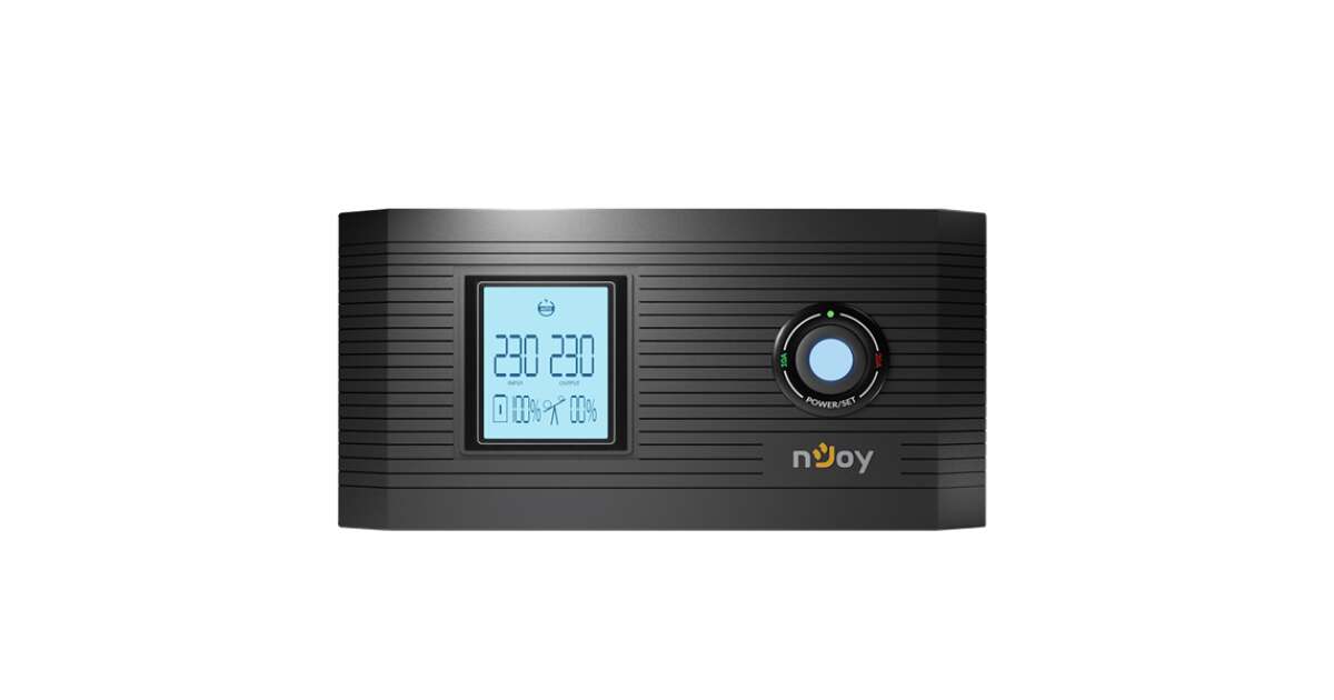 NJOY Inverter - Aira 1200 (2 Schuko, Sine wave, Battery Support: 40Ah ...