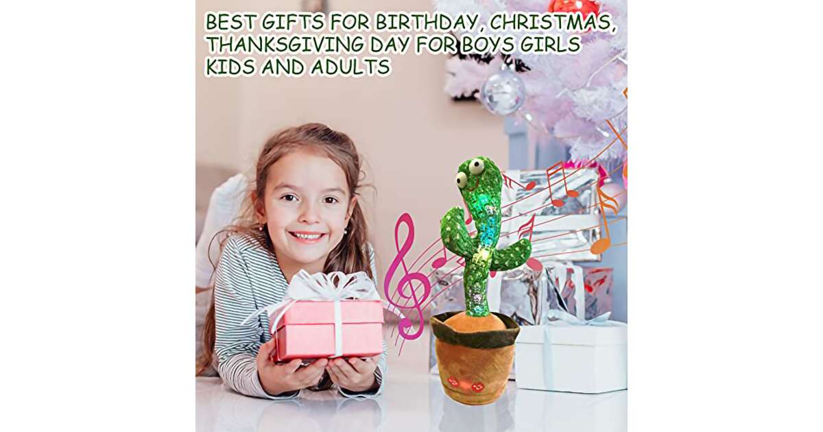 Táncoló kaktusz, gyerekjáték, ismétli, amit mondasz / plüss anyag ...