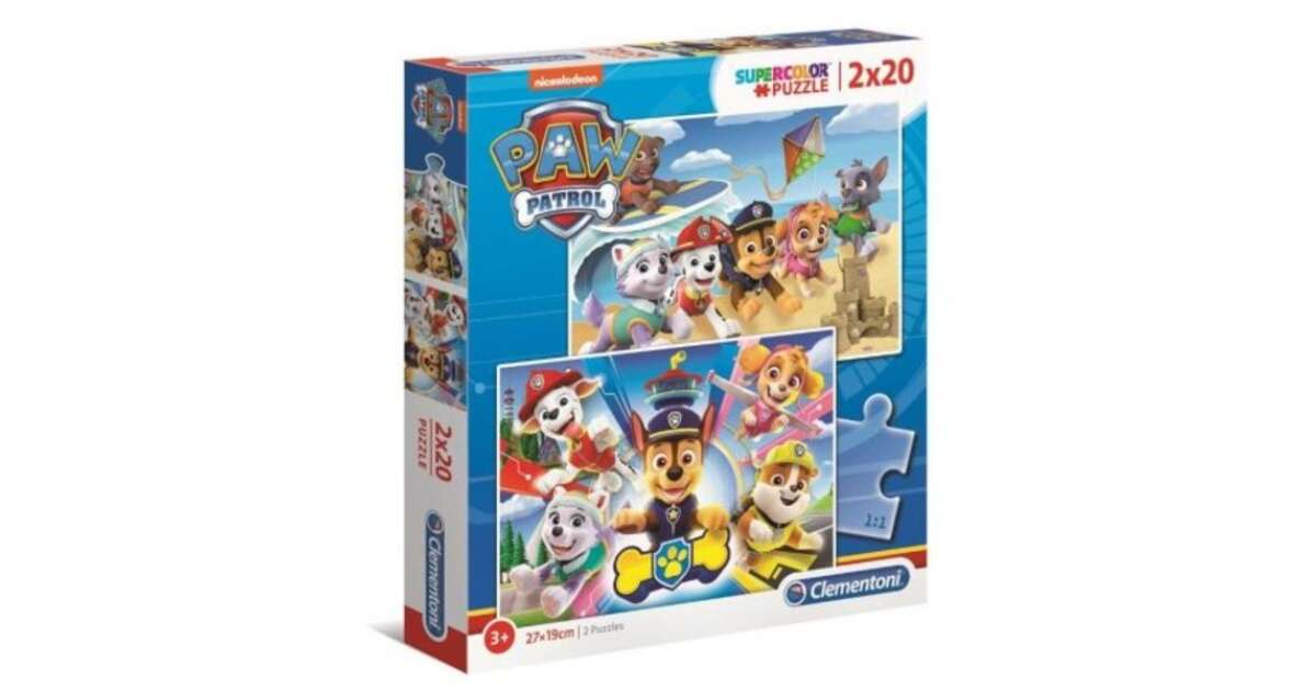 Clementoni Puzzle 2x20 db - Mancs őrjárat | Pepita.hu