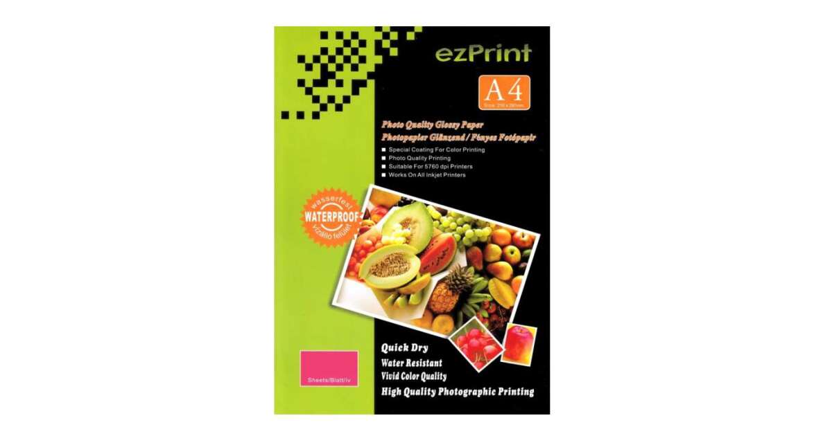 ezPrint A4 Matt Kétoldalas Fotópapír - 200g, 20 lap | Pepita.hu