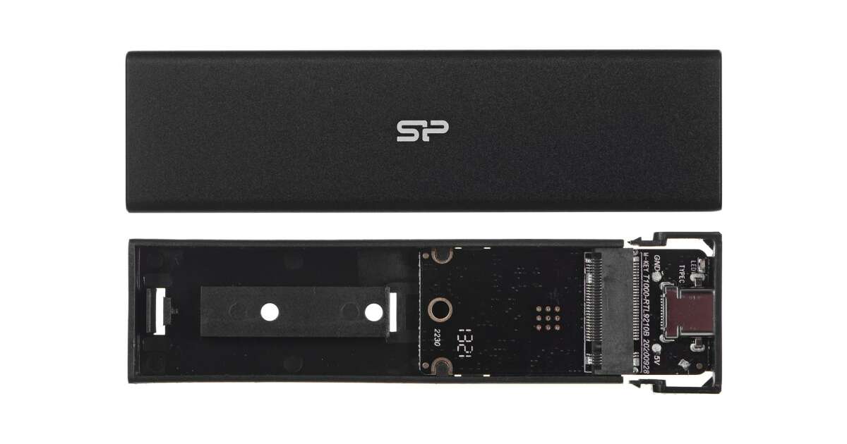 Silicon Power Külső SSD ház - PD60 (M.2 PCIe NVMe SSD / M.2 SATA SSD ...