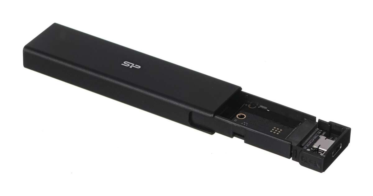 Silicon Power Külső SSD ház - PD60 (M.2 PCIe NVMe SSD / M.2 SATA SSD ...