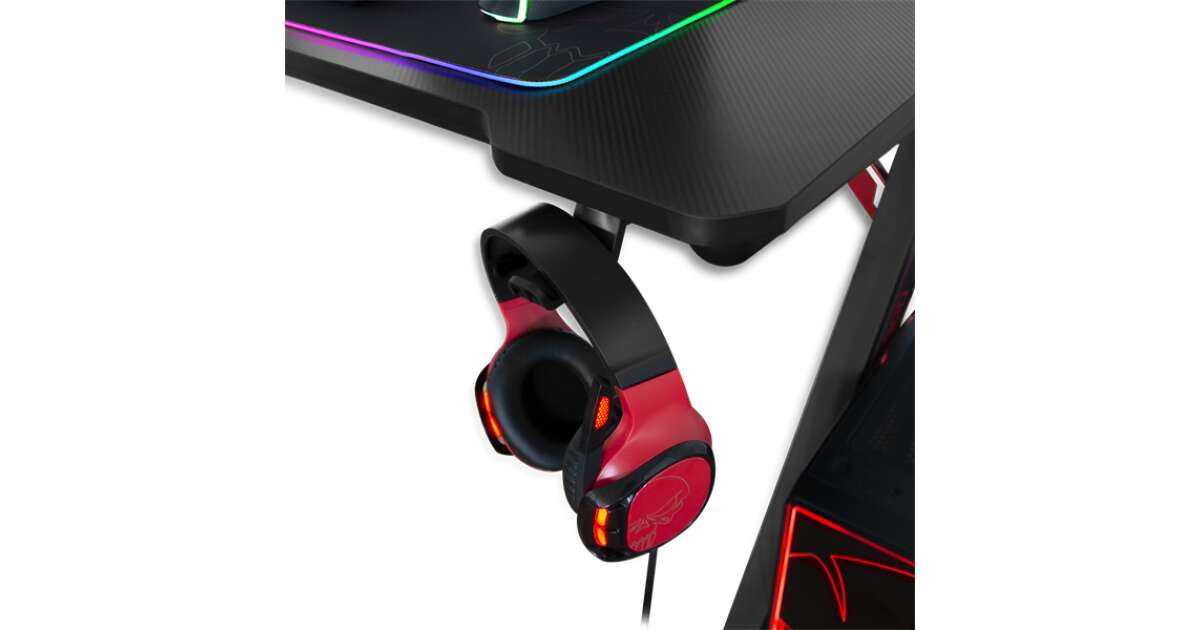 Spirit of Gamer Gamer Asztal - Headquarter 300 (MDF lap, fém lábak ...