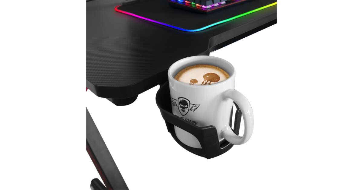 Spirit of Gamer Gamer Asztal - Headquarter 300 (MDF lap, fém lábak ...