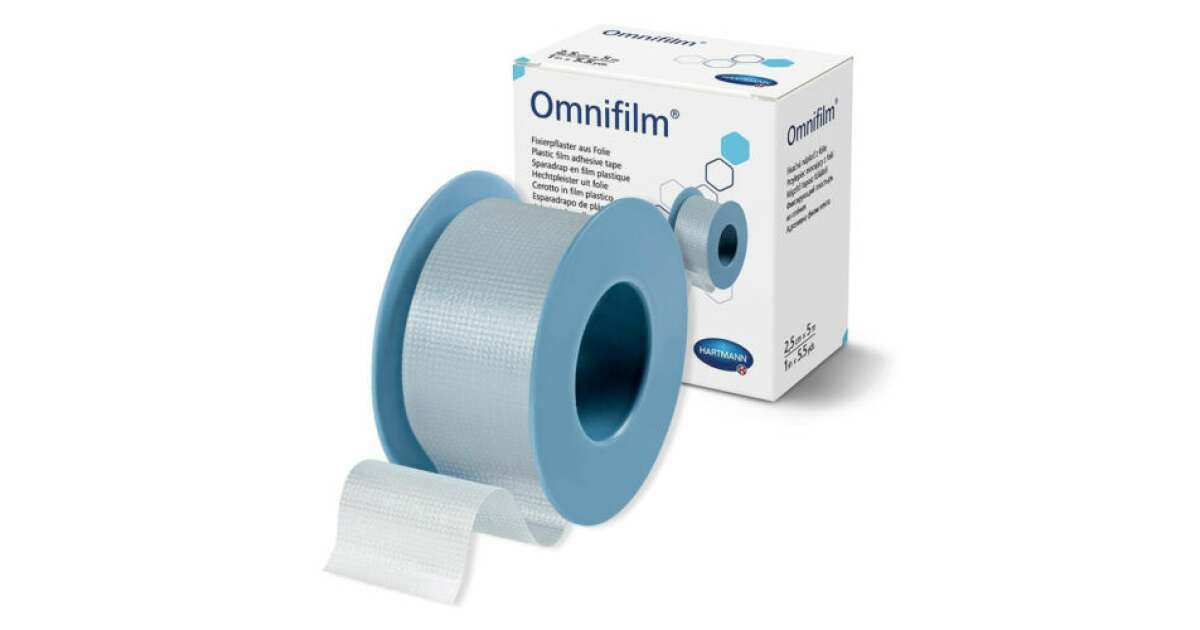 Plasture hipoalergen pe suport de folie transparenta poroasa Omnifilm ...