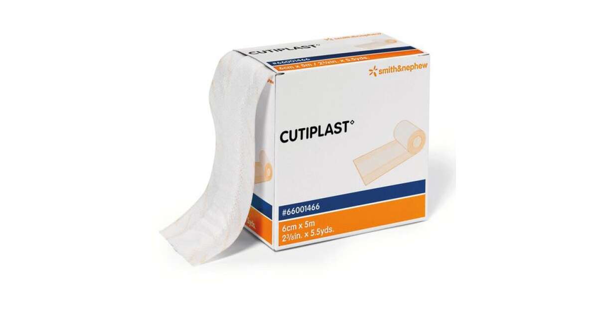 Vágható sebfedő, sebtapasz tekercsben, Cutiplast 6cm x 5m | Pepita.hu