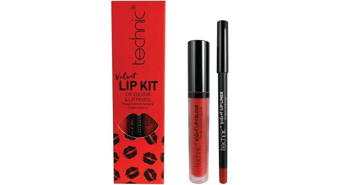 Technic Velvet Lip Kit Louby Lou Lipstick and Lip Liner Set | Pepita.com