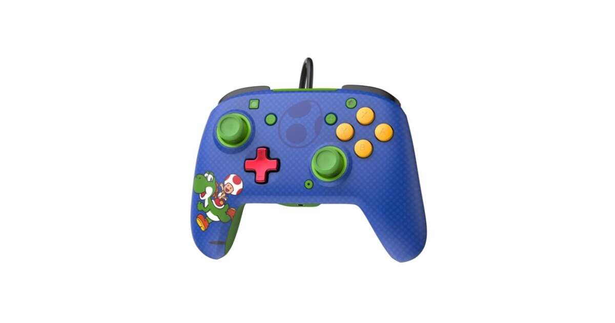 PDP Rematch Mario & Yoshi Nintendo Switch/OLED controler cu fir pentru ...