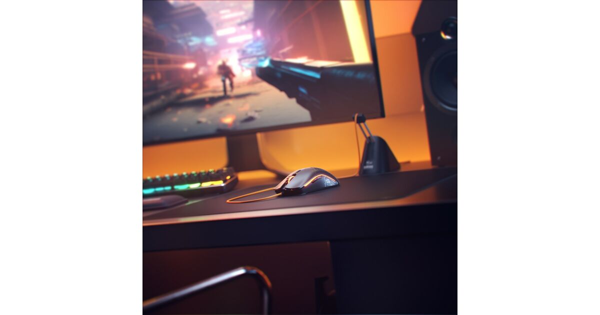 Model glorios de curse pentru jocuri pe PC O Mat Mouse (GO-NEGRU ...