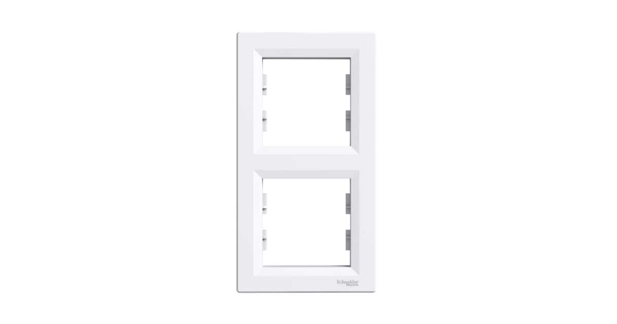 Schneider ASFORA Kettes keret függőleges fehér (EPH5810221) | Pepita.hu