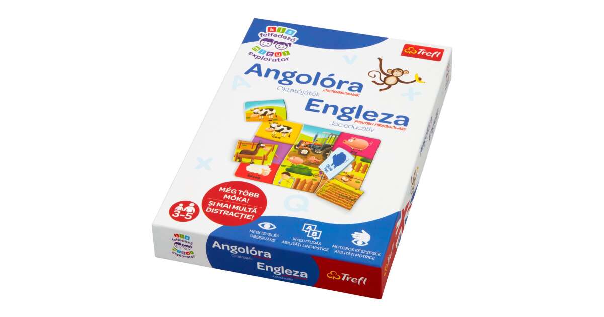 Trefl Little Explorer Educational Board Game - English Language ...