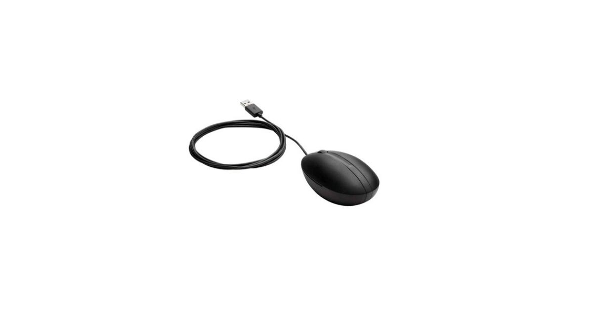 HP 320M Wired Optical Mouse - Black | Pepita.com