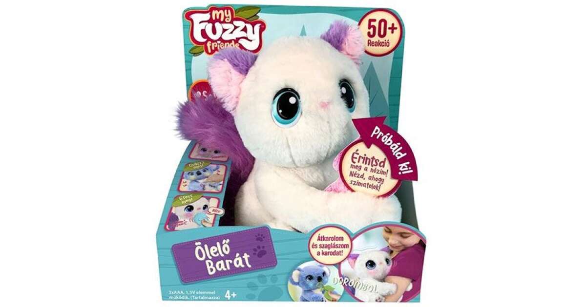 Flair Toys My Fuzzy Friend Interaktív mozgó plüss cica (19297K) | Pepita.hu