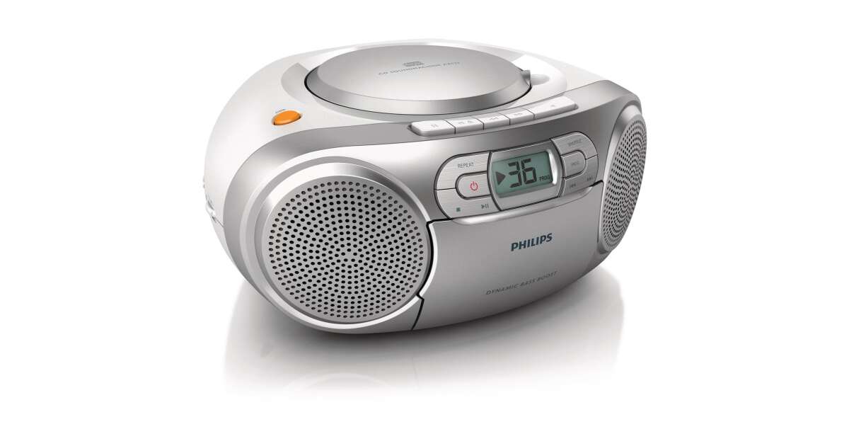 Philips AZ127/12 CD prehrávač Prenosný CD prehrávač sivý | Pepita.com