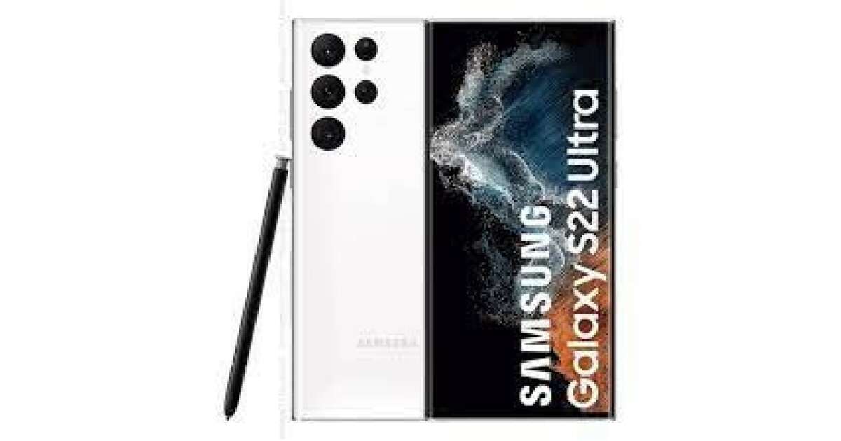 Samsung Galaxy S22 Ultra S908 5G Dual Sim 8GB RAM 128GB - White | Pepita.hu