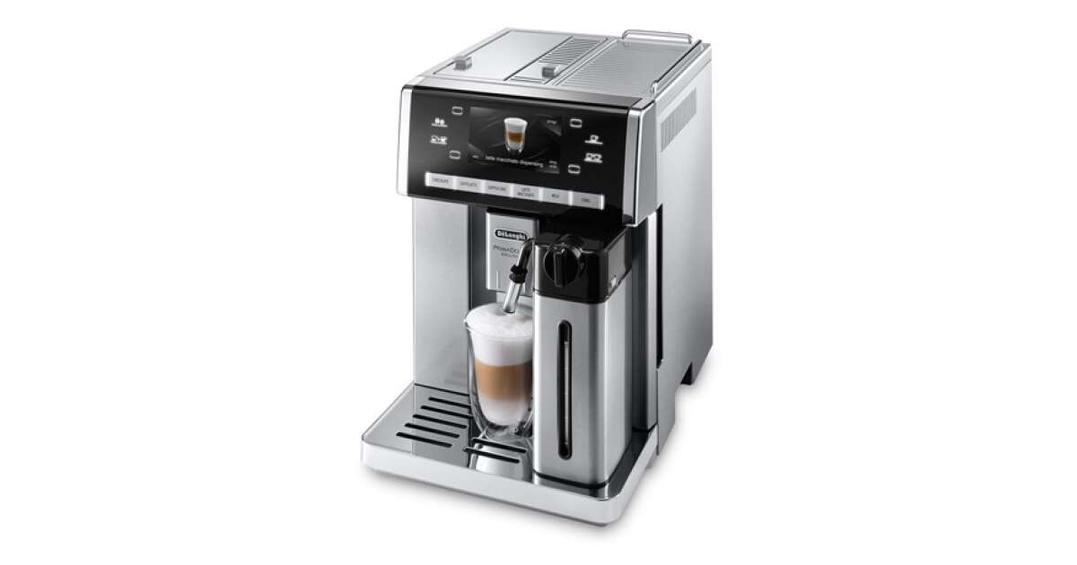 DeLonghi PrimaDonna Exclusive ESAM6900M Automatic Coffee Maker silver Pepita