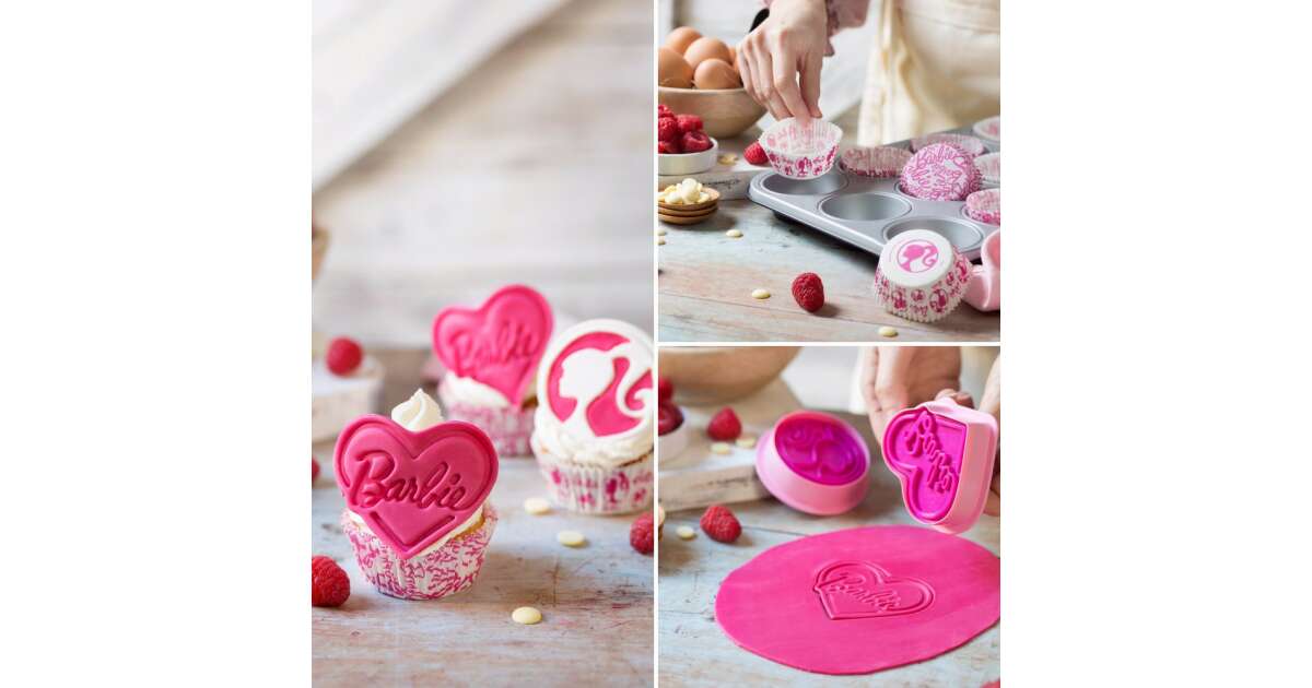 Decora Barbie kiszúró szett nyomdával, műanyag, 2 db-os | Pepita.hu