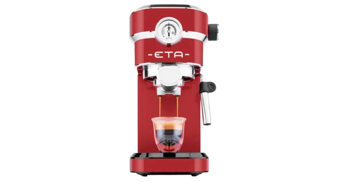 Eta Storia 618190030 Espresso-Kaffeemaschine #rot | Pepita.com