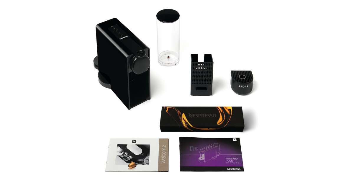 Krups Nespresso ESSENZA PLUS Teljesen automatikus Hüvelyes kávéfőző 1 L ...