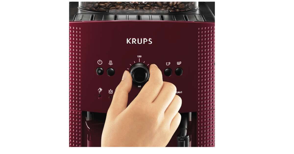 Krups EA810770 Aparat de cafea automat Espresseria, roșu | Pepita.com