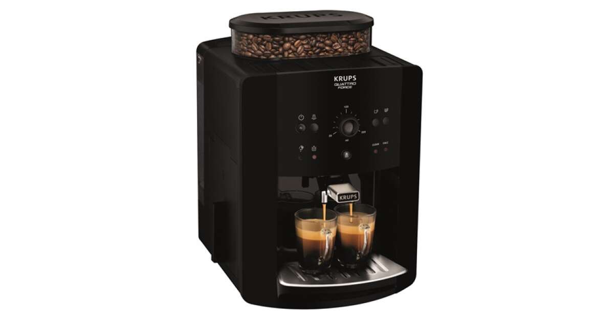 Krups EA811010 Automata Kávéfőző 1450W, 1,7l, Fekete | Pepita.hu